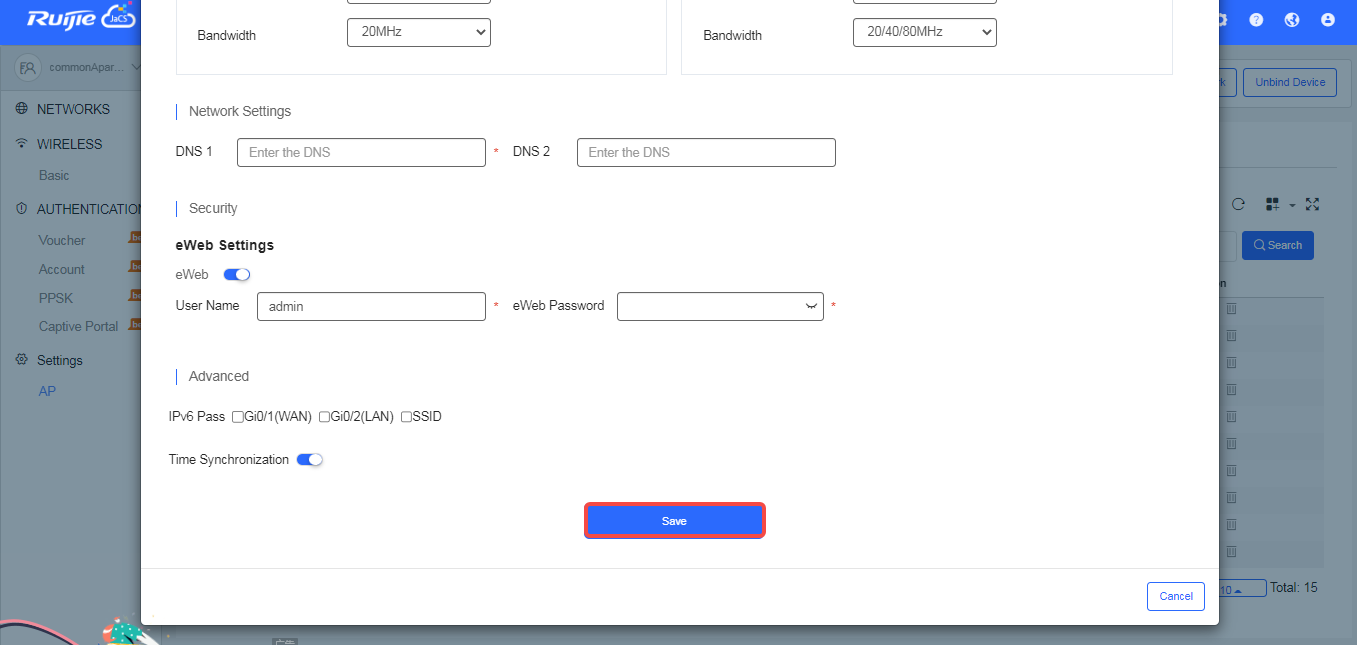 Initial Configuration Template